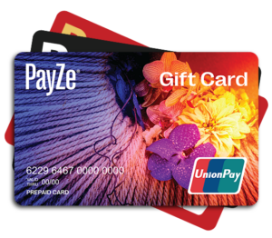 Select a card type – PayZe